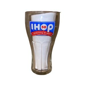 Coca Cola | Dining | Cocacola Ihop Collectors Soda Fountain Glass Smoky Vintage Style | Poshmark